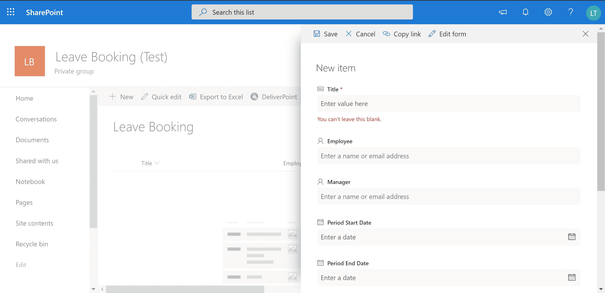Building a Leave Booking System with SharePoint Lists and Lightning Forms - Lightning Tools