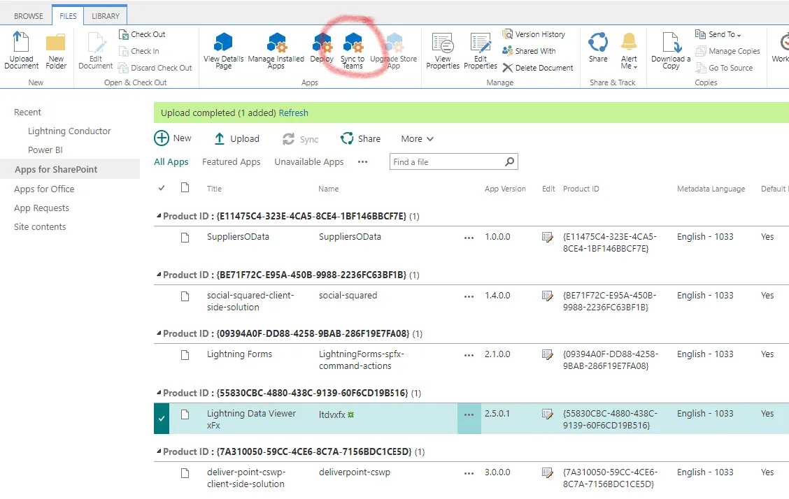 Data Viewer Spfx Installing Lightning Data Viewer To Sharepoint