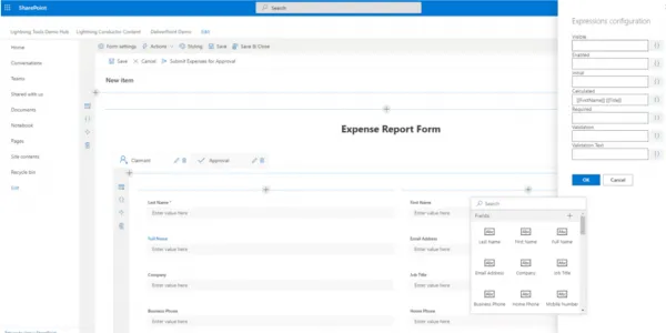 Building Forms in SharePoint Online - Lightning Tools