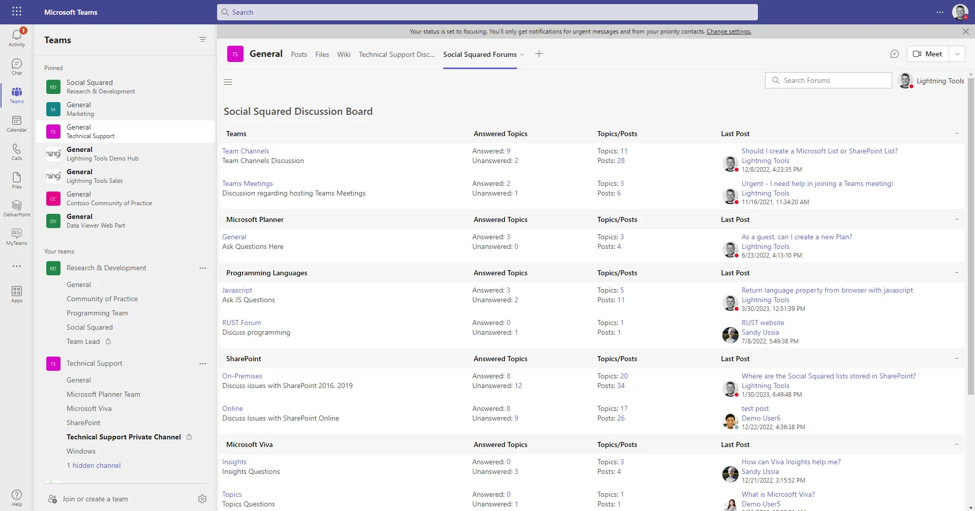 New Social Squared V4 Release for SharePoint Online & Teams - Lightning ...